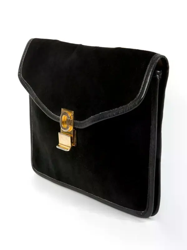Celine 1970s C Logo Clutch Bag