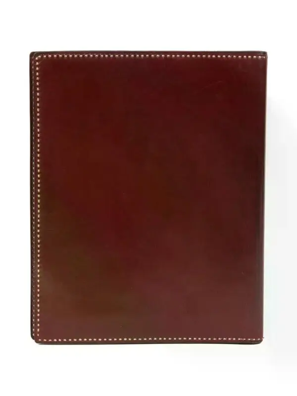 Hermès 1980s Leather Notebook Cover - Brown