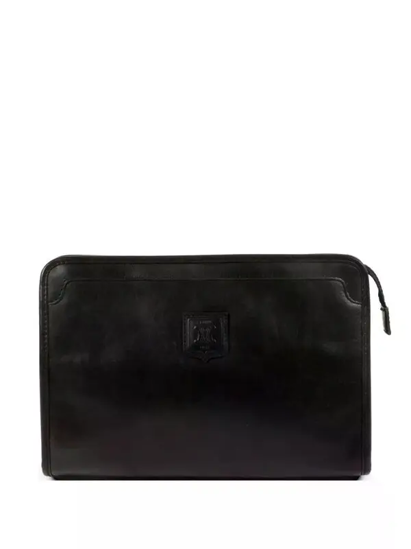 Celine 1970s Triomphe Clutch Bag