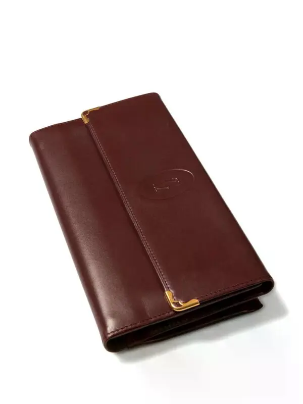 Cartier 1990s Must De Leather Wallet - Brown