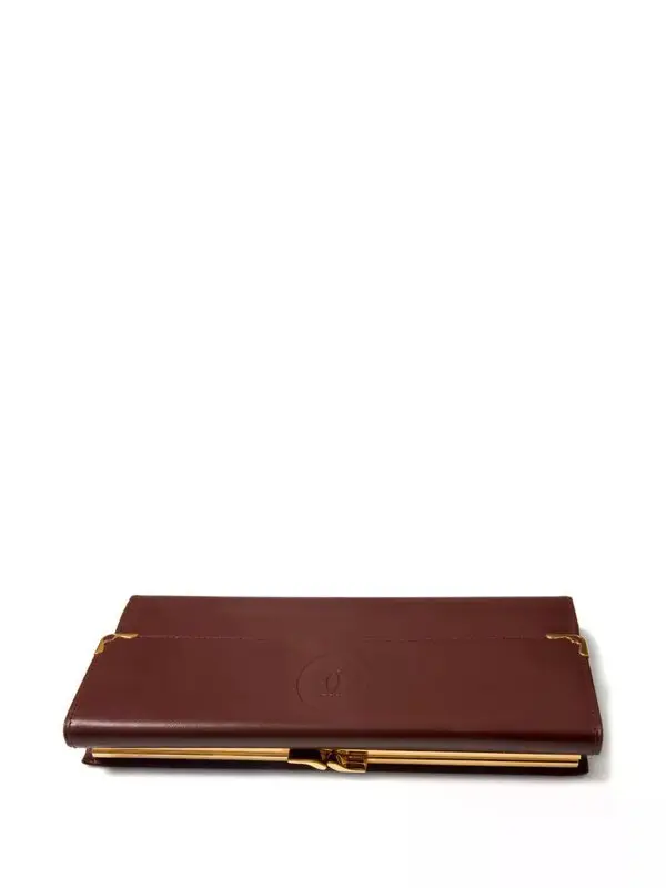 Cartier 1990s Must De Leather Wallet - Brown
