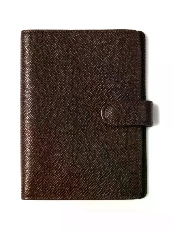 LOUIS VUITTON 2000s Leather Notebook Cover - Brown