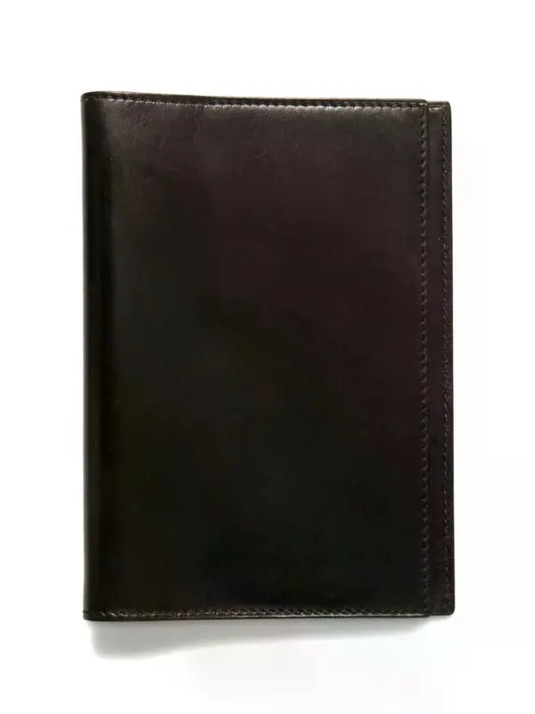 Hermès 1970s Box Leather Notebook Cover - Black