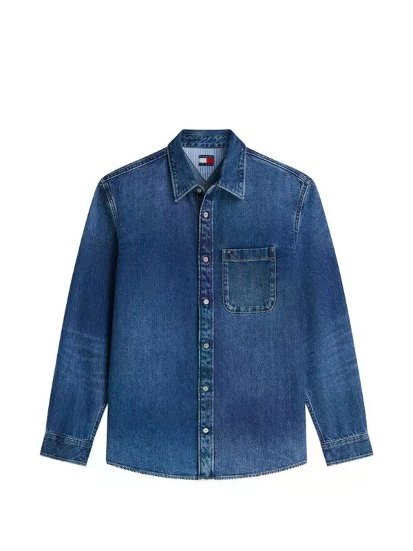 Tommy Hilfiger Logo-patch Denim Shirt