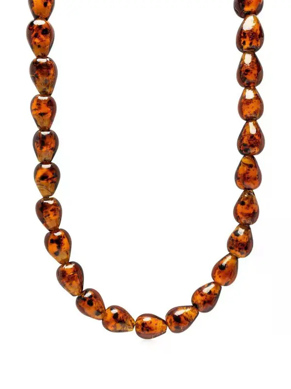 NIALAYA JEWELRY Amber Beaded Necklace