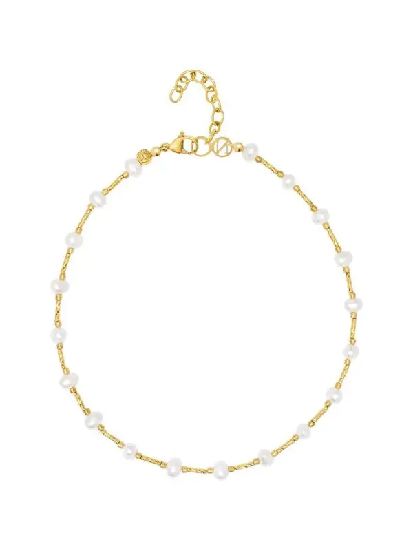 NIALAYA JEWELRY Pearl-embellished Necklace - Gold
