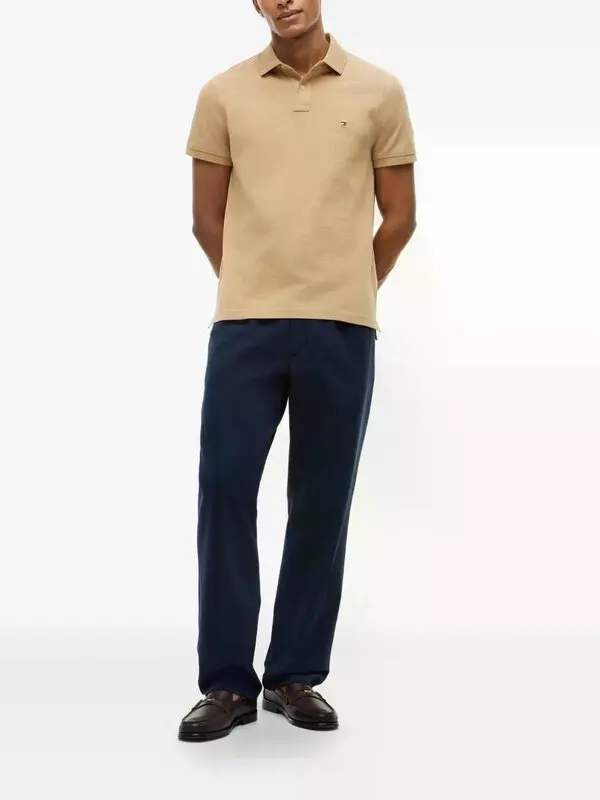 Tommy Hilfiger 1985 Logo-embroidered Polo Shirt - Neutrals