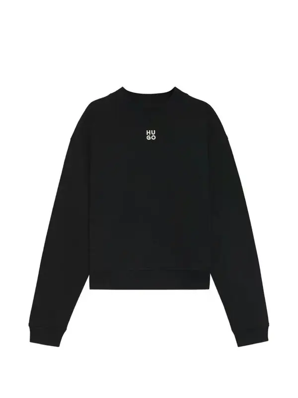Hugo Logo-embroidered High Neck Sweatshirt