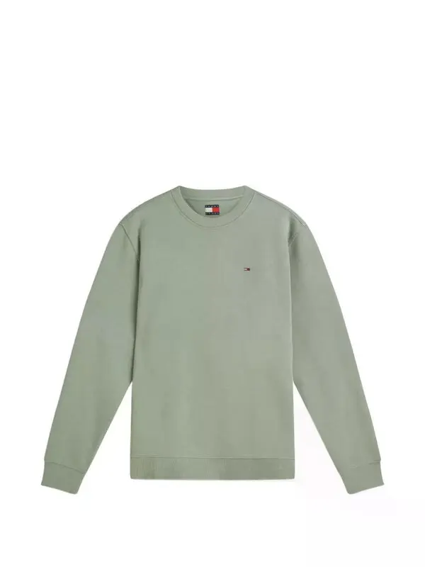 Tommy Hilfiger Logo Patch Crewneck Sweatshirt - Green