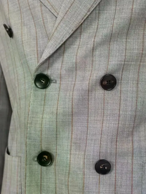 GUARINUCCI Pinstripe Double-breasted Suit