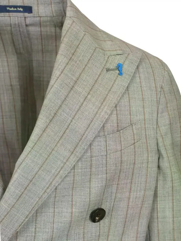 GUARINUCCI Pinstripe Double-breasted Suit