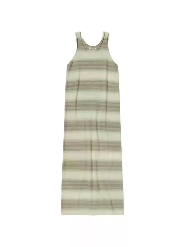 Auralee Striped Sleeveless Maxi Dress - Neutrals