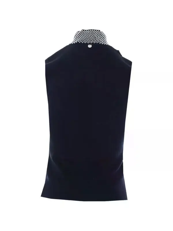 Liu Jo Knit Top With Rhinestone Embellishment