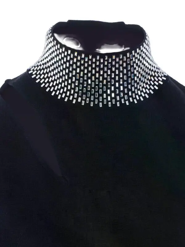 Liu Jo Knit Top With Rhinestone Embellishment