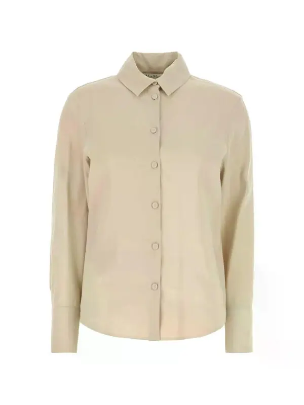 Max Mara Badesse Long-sleeve Shirt - Neutrals