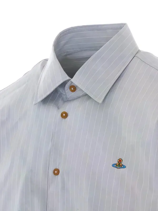 VIVIENNE WESTWOOD Ghost Striped Shirt - Blue