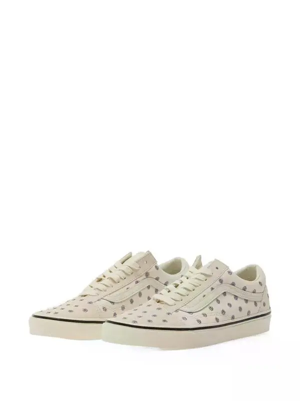 VANS Floral Embroidered Old Skool Sneakers - Neutrals