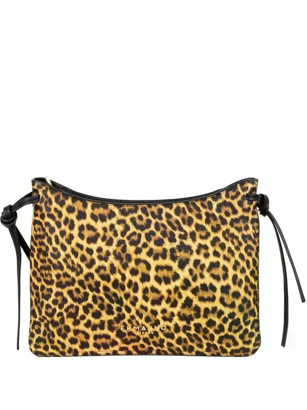 Ermanno Scervino Leopard Print Clutch Bag