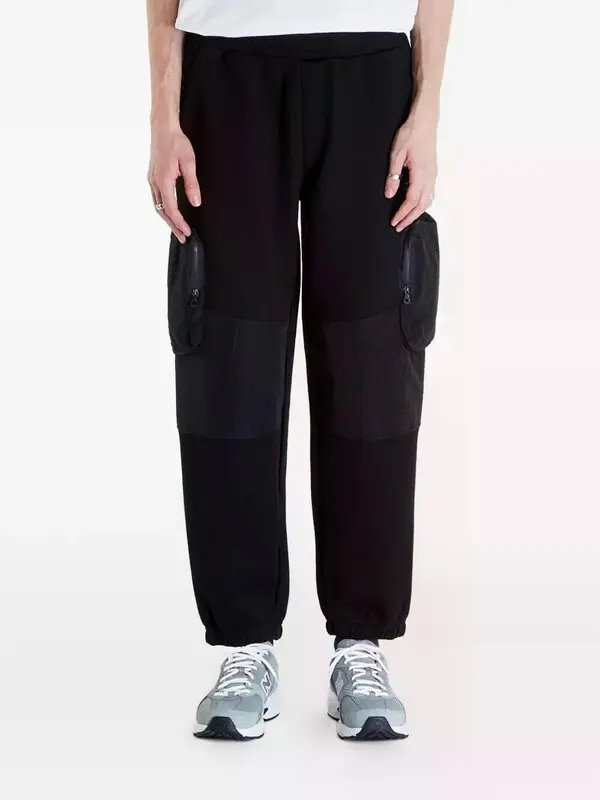 EA7 Logo-print Cargo Pants - Black