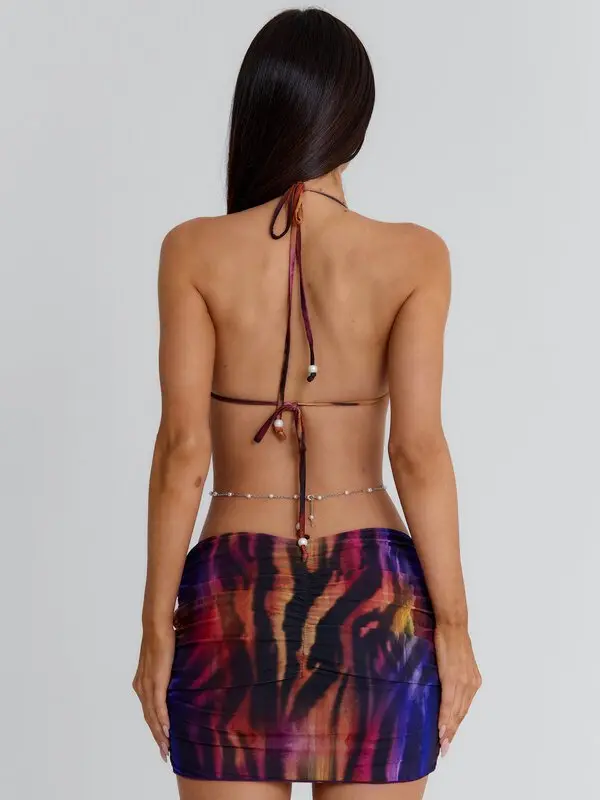 OUTCAST Kella Mini Dress In Destino - Print