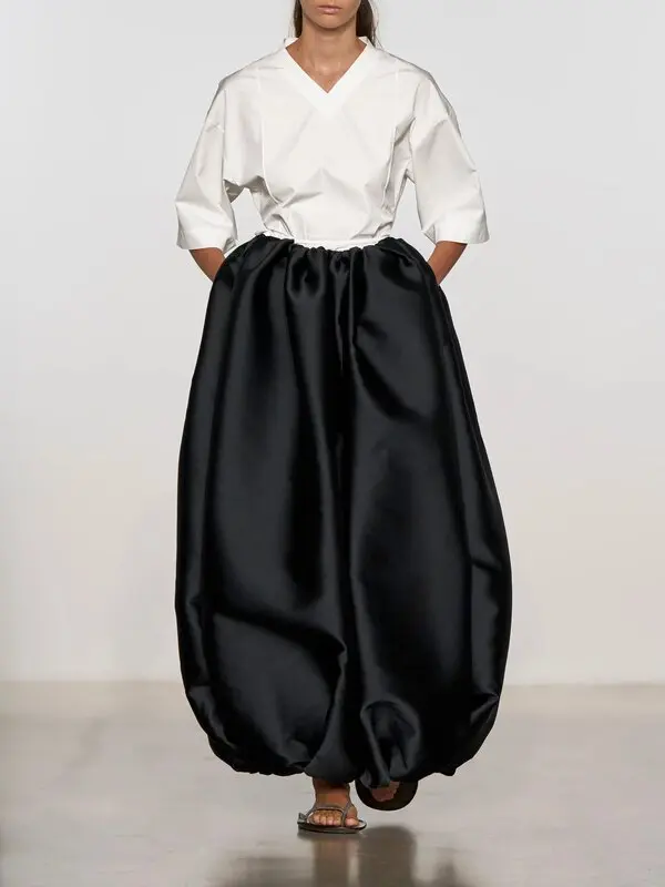 Calvin Klein Lynn Cotton-poplin Wrap Blouse