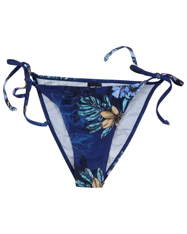 LORDS OF HARLECH Bonita Exotic Floral Bikini Bottom - Blue