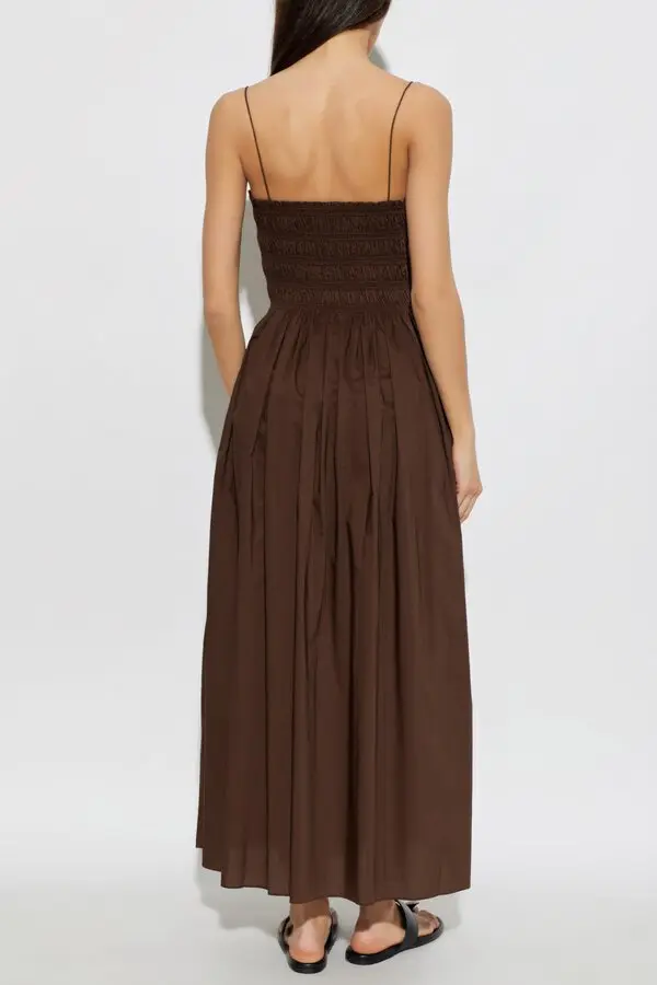 Matteau Off-shoulder Maxi Dress - Brown
