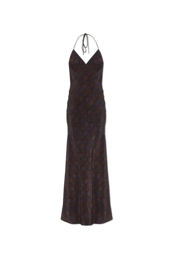 Matteau Silk Maxi Dress With Paisley Print