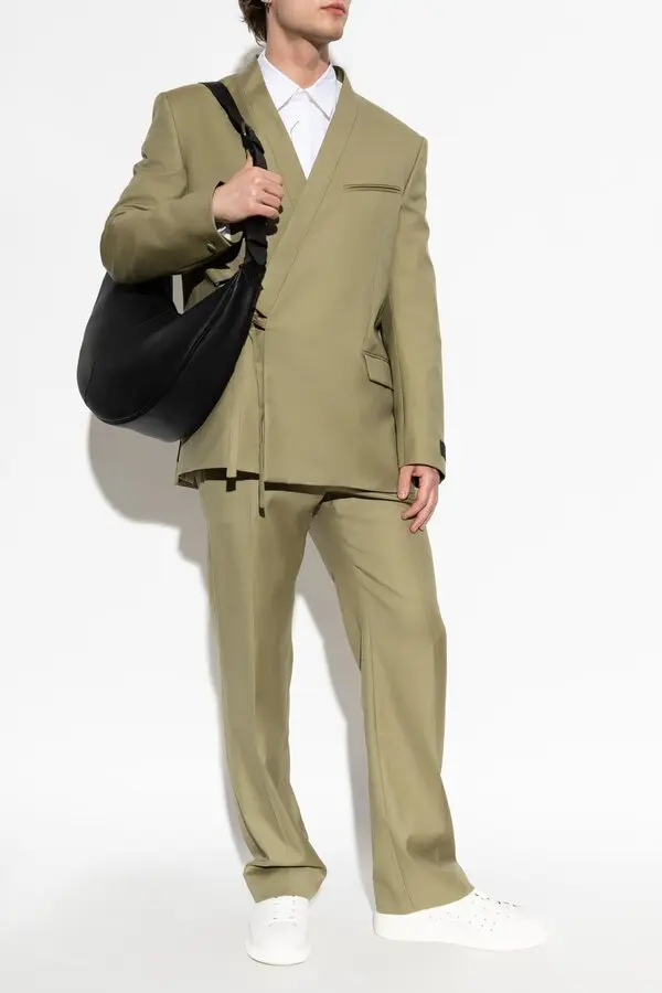 Kenzo Wool Trousers - Green