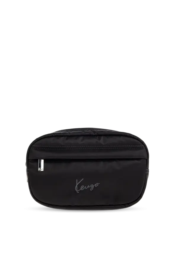 Kenzo Logo Nylon Pouch - Black