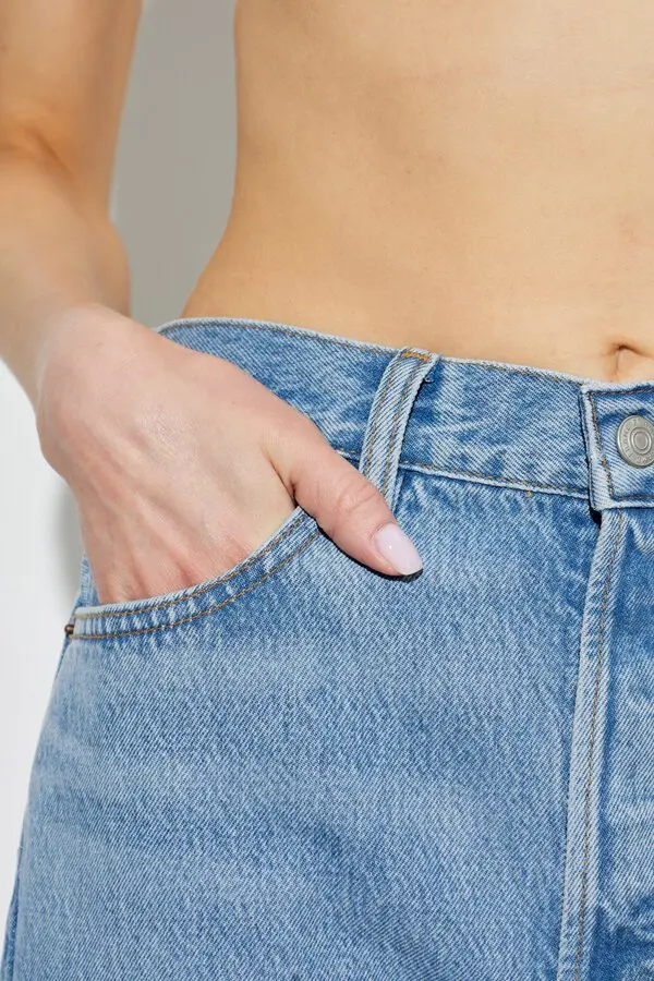 FRAME The Vertical' High Rise Jeans - Blue