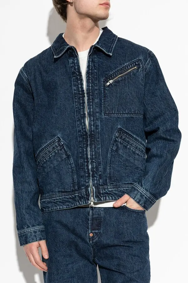 Kenzo Dark Blue Denim Jacket - Navy Blue