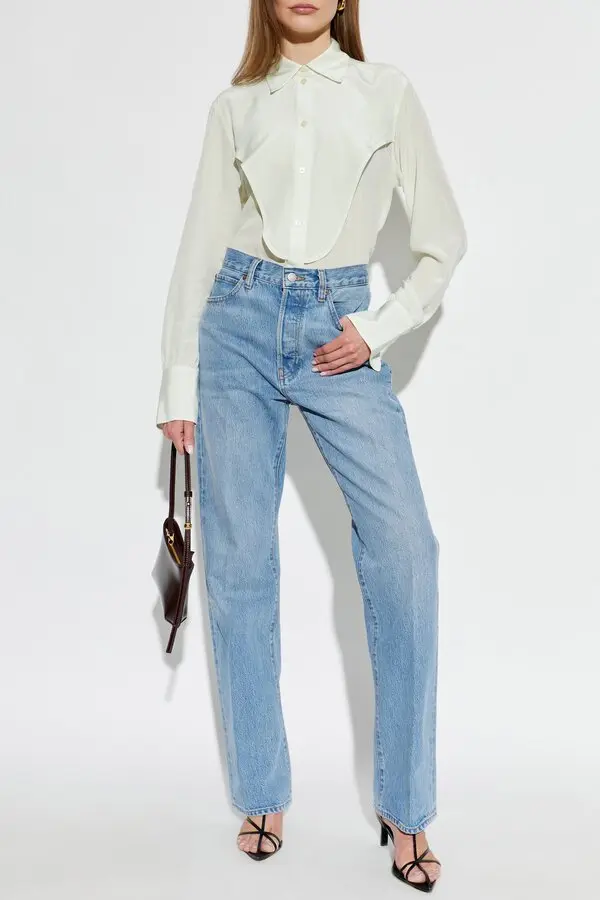 Victoria Beckham Silk Shirt - Green