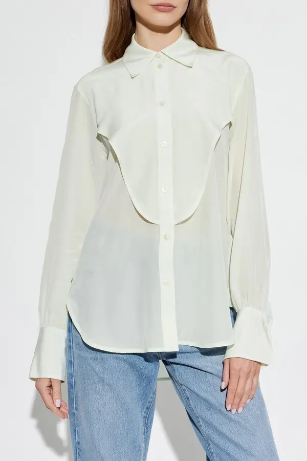 Victoria Beckham Silk Shirt - Green