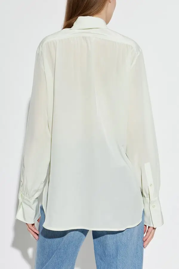 Victoria Beckham Silk Shirt - Green