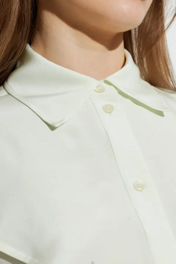 Victoria Beckham Silk Shirt - Green