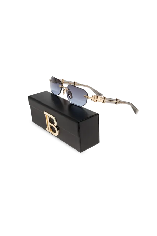 Balmain Geometric Rimless Sunglasses