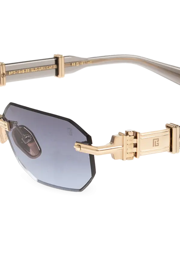 Balmain Geometric Rimless Sunglasses