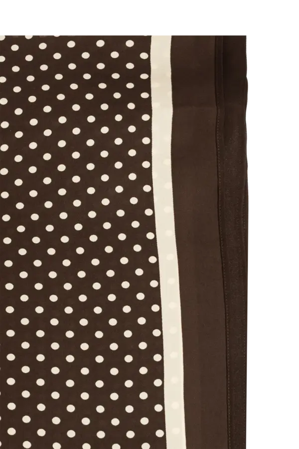 Matteau Silk Scarf With Polka Dot Pattern