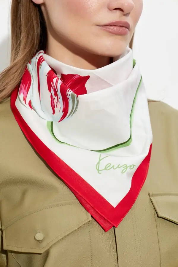 Kenzo Scarf With Logo