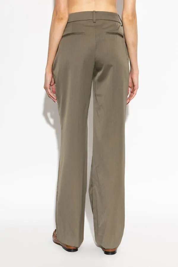 Victoria Beckham Creased Tailored Trousers