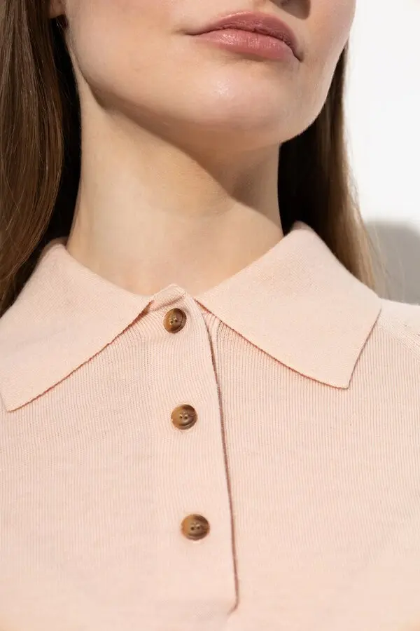 Victoria Beckham Wool Polo Jumper