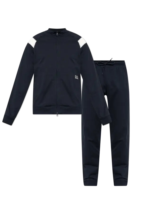EA7 Tracksuit Set: Sweatshirt And Trousers - Navy Blue