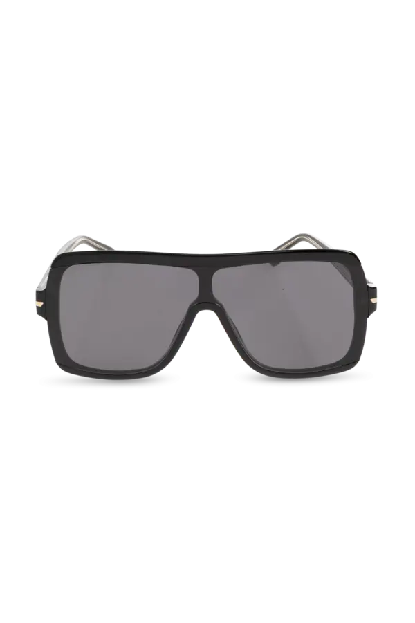 Victoria Beckham Oversized Rectangle Sunglasses - Black