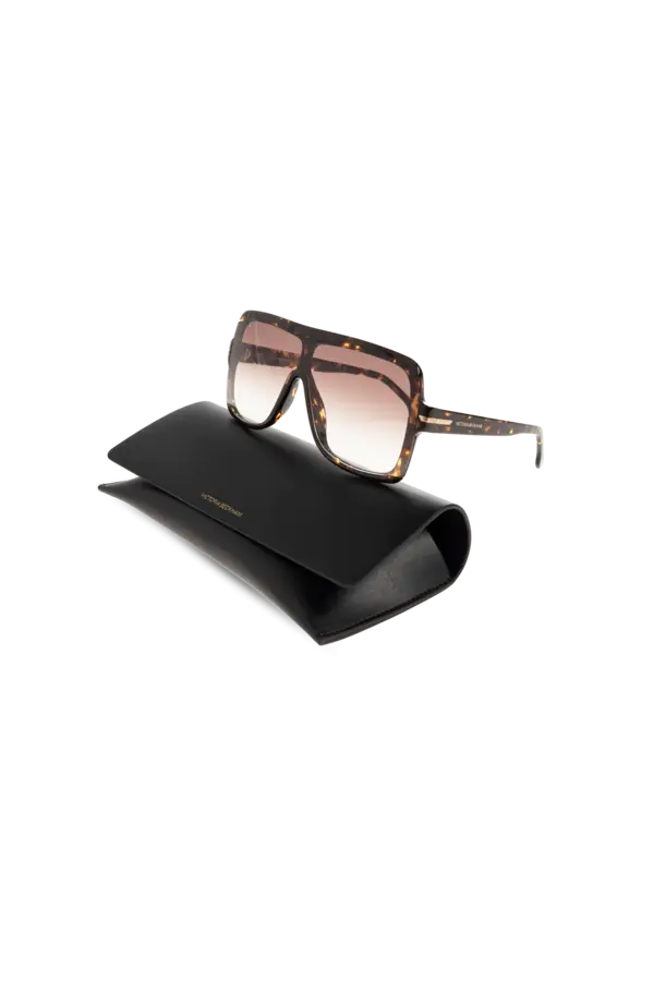 Victoria Beckham Rectangular Sunglasses - Brown