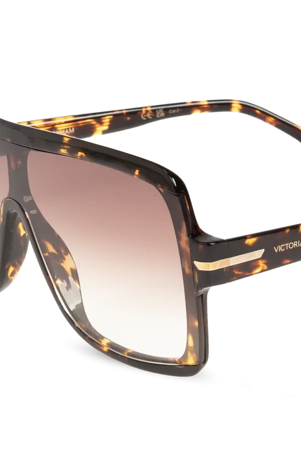 Victoria Beckham Rectangular Sunglasses - Brown