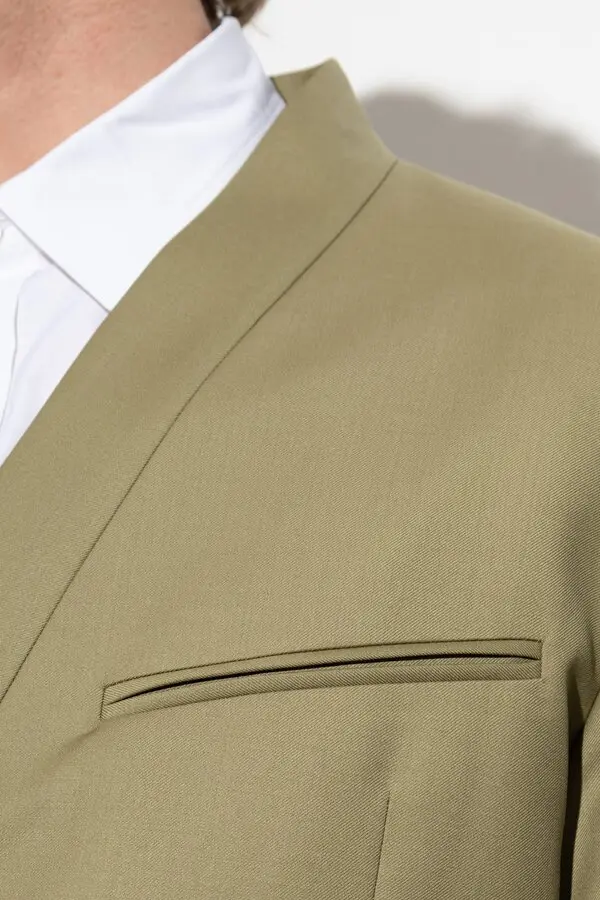 Kenzo Wool Blazer With Single Vent