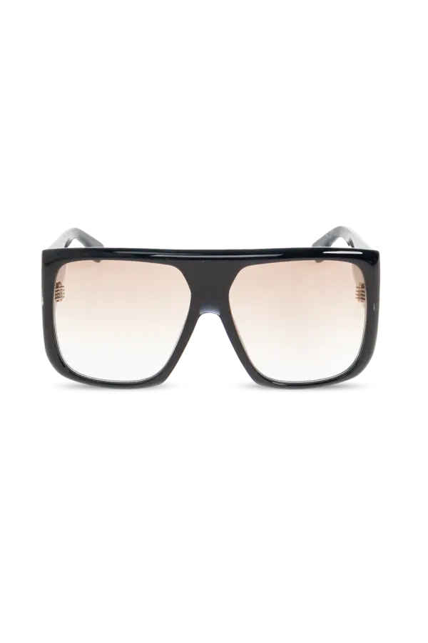 Victoria Beckham Rectangular Acetate Sunglasses - Black