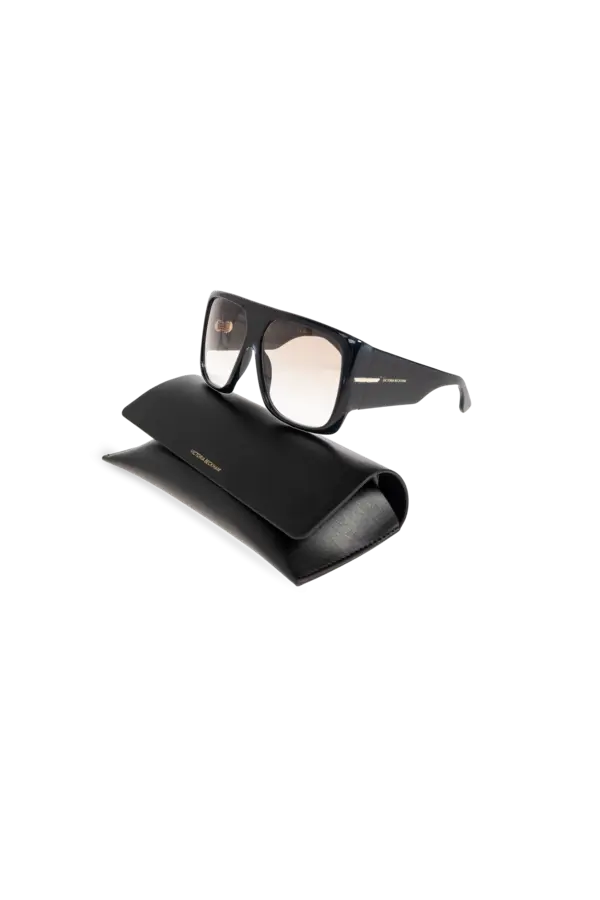 Victoria Beckham Rectangular Acetate Sunglasses - Black