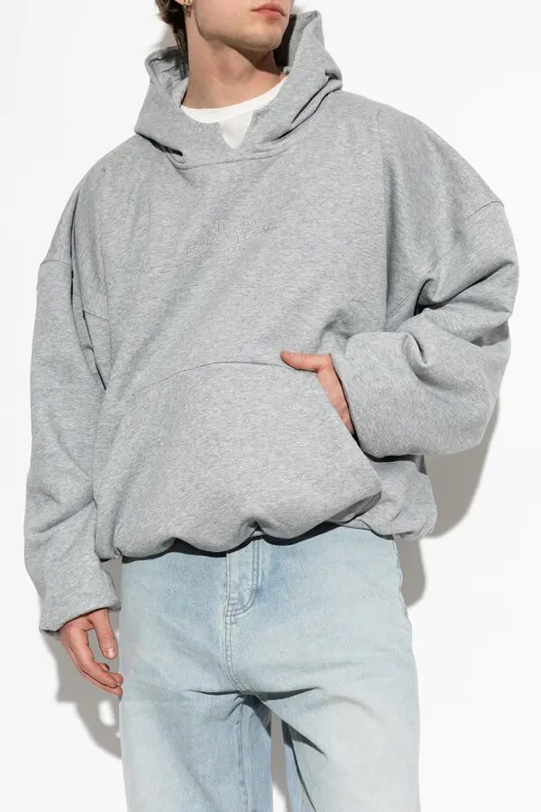 MISBHV Oversized Cotton Hoodie With Embroidered Detail